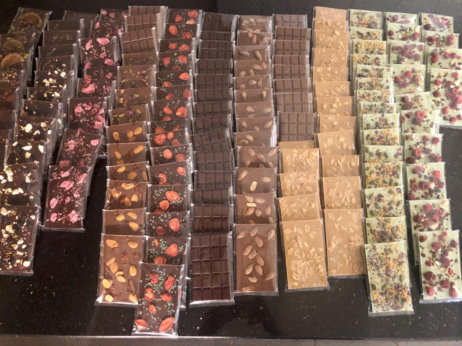 Schokoladentafeln – Michis Schokoatelier